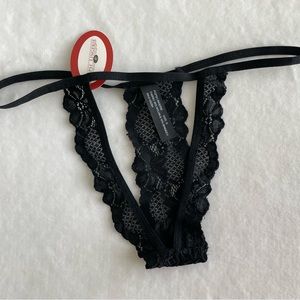 Yandy | Intimates & Sleepwear | New Black Lace Lingerie Panty | Poshmark